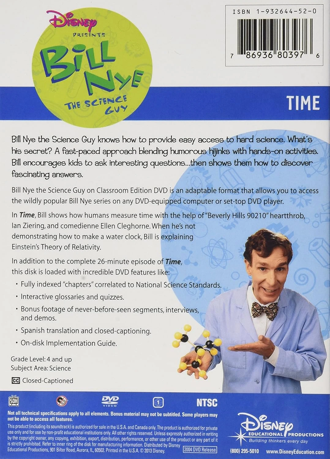 Bill Nye the Science Guy: Time (Classroom-Edition DVD)/Gallery | My ...