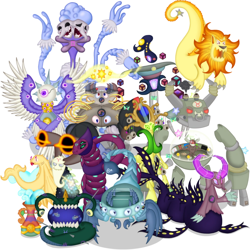 Zodiac Monsters | My Singing Monsters Ideas Wiki | Fandom