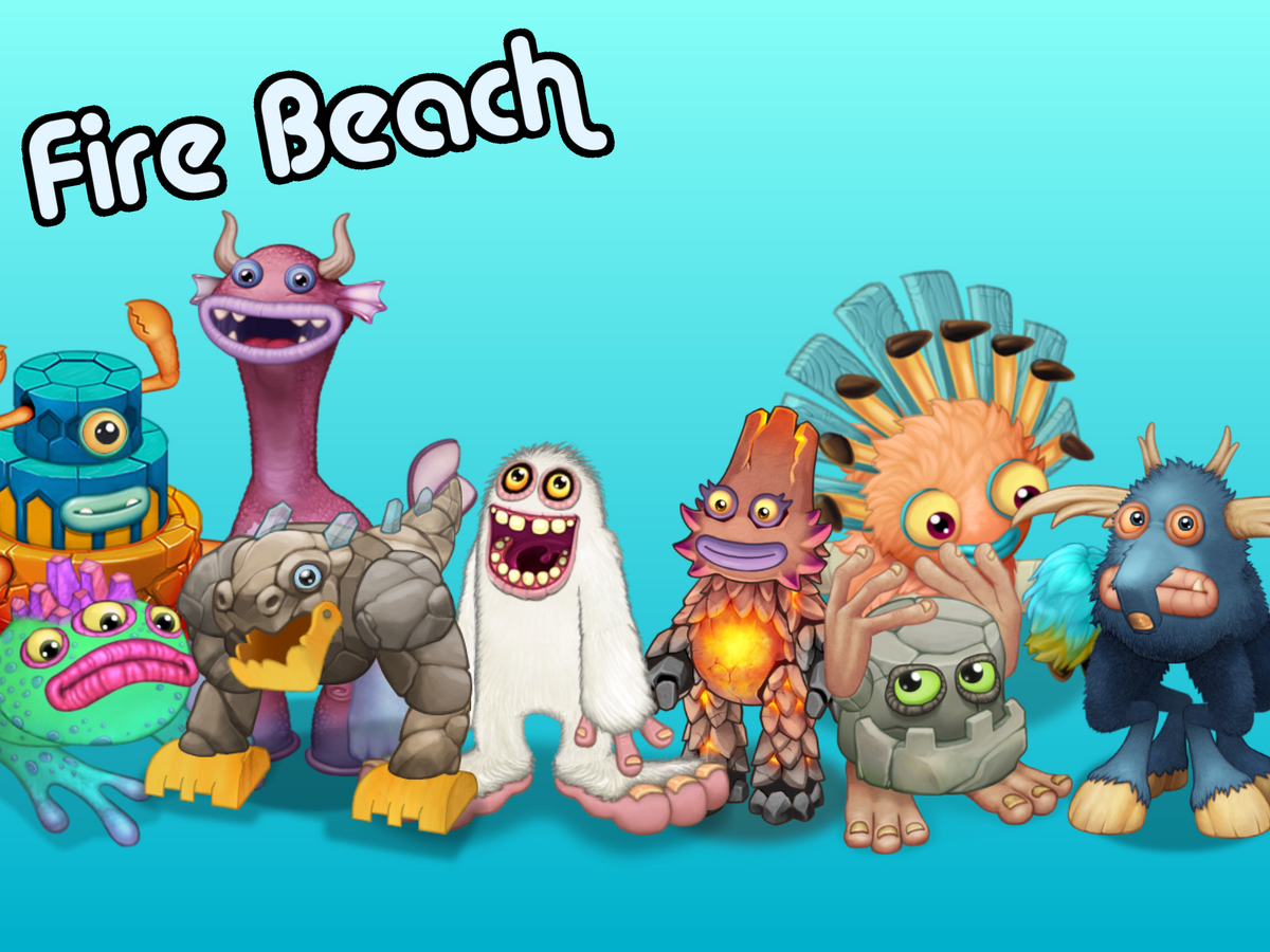 Fire Beach | My Singing Monsters Sympathy Awaken Wiki | Fandom