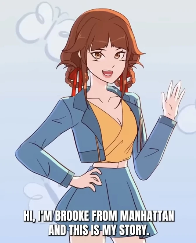 Brooke (5 Heartthrobs Fight Over Me) | My story animated YouTube Wiki ...