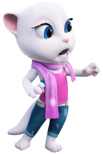 Talking Angela Character From Talking Tom And Friends Poster | atelier ...