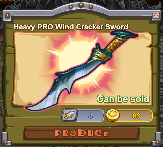 Heavy PRO Wind Cracker Sword | My Weapon Shop Wiki | Fandom