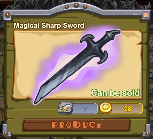 Magical Sharp Sword | My Weapon Shop Wiki | Fandom