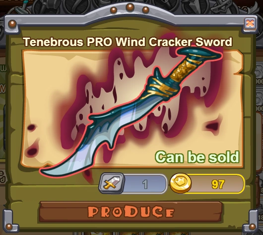Tenebrous PRO Wind Cracker Sword | My Weapon Shop Wiki | Fandom