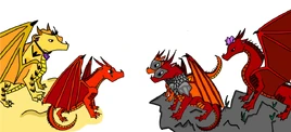 SkyWing-SandWing War | My Wings of Fire OCs Wiki | Fandom