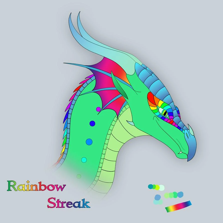 Rainbow Streak the RainWing | My Wings of Fire Wiki | Fandom