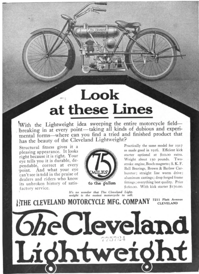 Cleveland Motorcycle Manufacturing Company | MyCompanies Wiki | Fandom