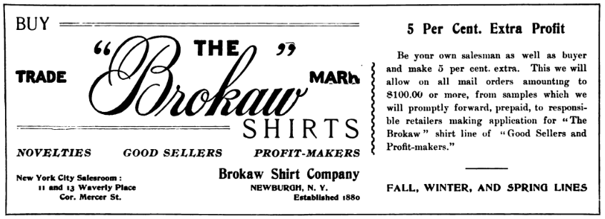 Brokaw Shirt Company | MyCompanies Wiki | Fandom