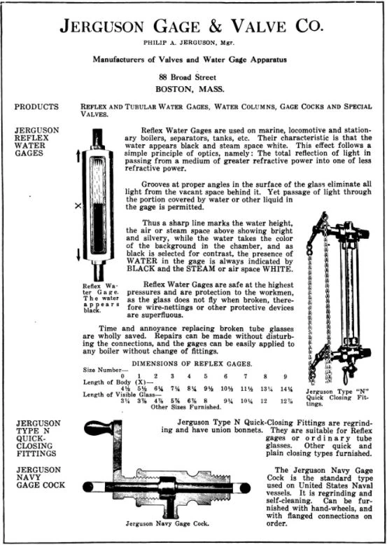 Jerguson Gage & Valve Company | MyCompanies Wiki | Fandom