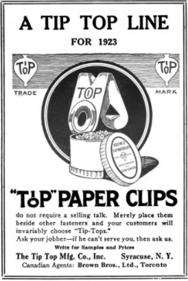 Tip Top Manufacturing Company | MyCompanies Wiki | Fandom