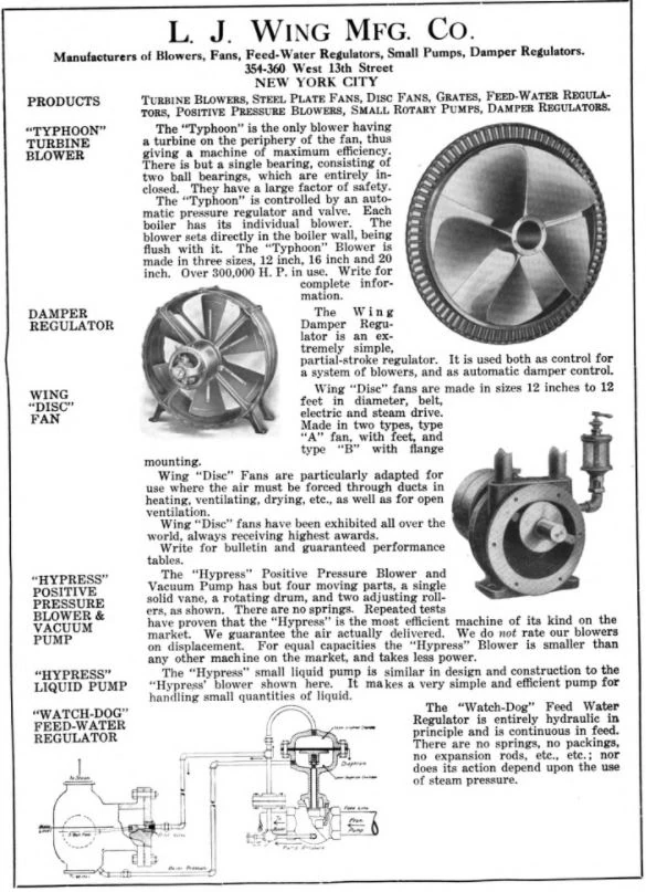 L. J. Wing Manufacturing Company | MyCompanies Wiki | Fandom