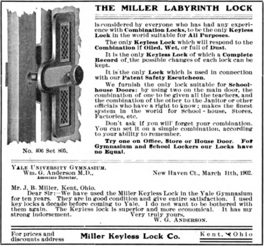 J. B. Miller Keyless Lock Company | MyCompanies Wiki | Fandom