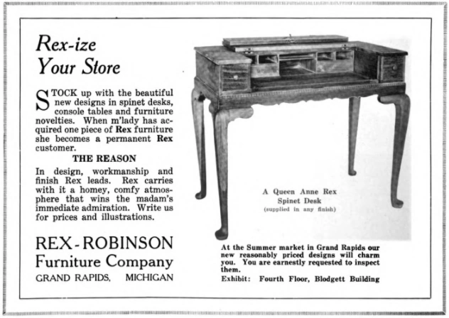 Rex-Robinson Furniture Company | MyCompanies Wiki | Fandom