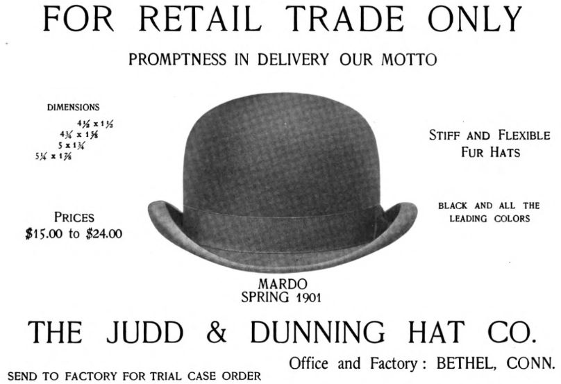 Judd & Dunning Hat Company | MyCompanies Wiki | Fandom