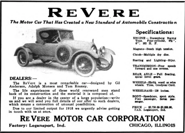 ReVere Motor Car Corporation | MyCompanies Wiki | Fandom
