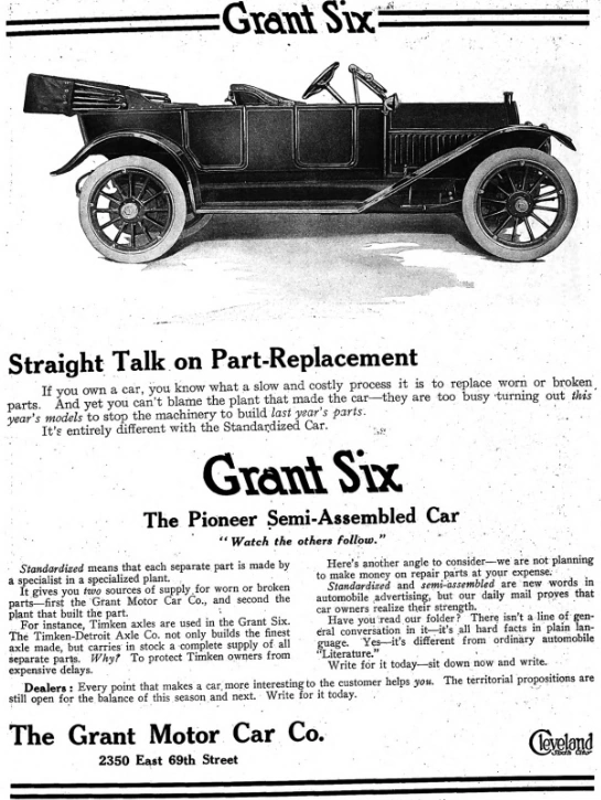 Grant Motor Car Company | MyCompanies Wiki | Fandom