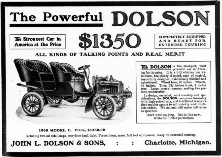 Dolson Automobile Company | MyCompanies Wiki | Fandom