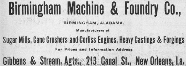 Birmingham Machine & Foundry Company | MyCompanies Wiki | Fandom