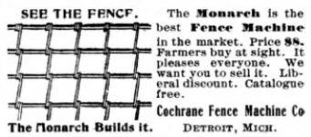 Cochrane Fence Machine Company | MyCompanies Wiki | Fandom