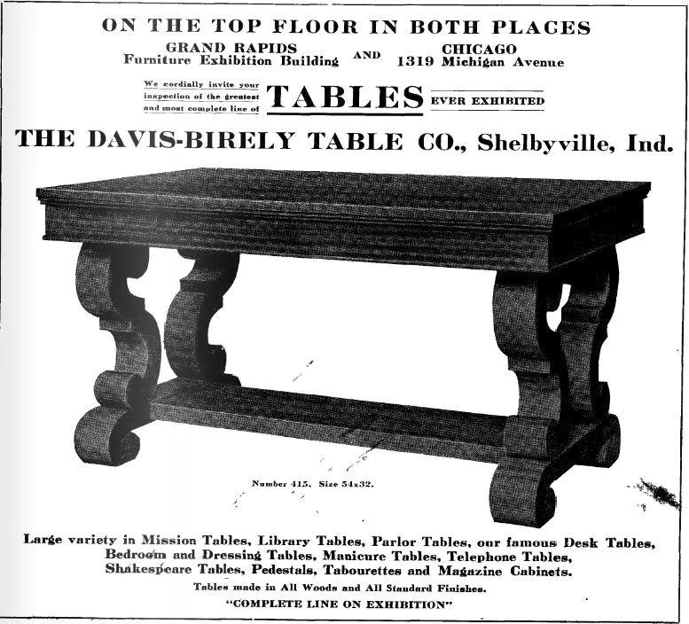 Davis-Birely Table Company | MyCompanies Wiki | Fandom