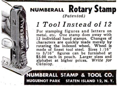 Numberall Stamp & Tool Company | MyCompanies Wiki | Fandom