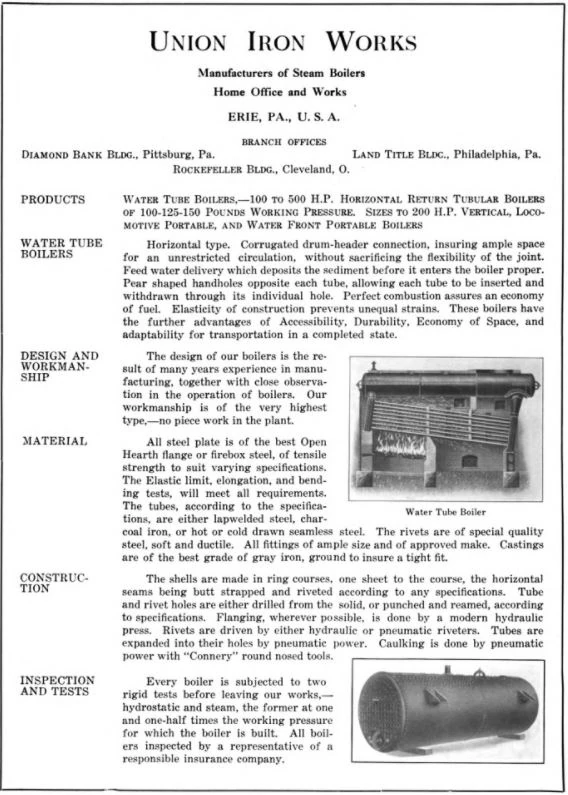 Union Iron Works (PA) | MyCompanies Wiki | Fandom