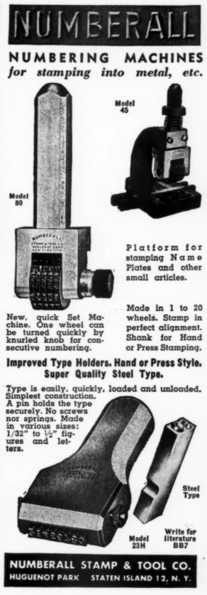 Numberall Stamp & Tool Company | MyCompanies Wiki | Fandom