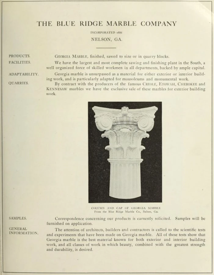 Blue Ridge Marble Company | MyCompanies Wiki | Fandom