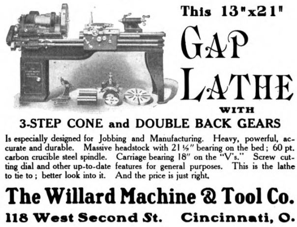 Willard Machine Tool Company | MyCompanies Wiki | Fandom