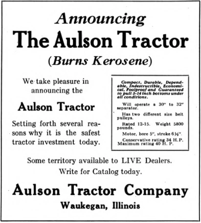 Aulson Tractor Company | MyCompanies Wiki | Fandom