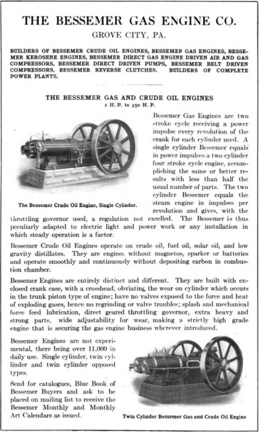Bessemer Gas Engine Company | MyCompanies Wiki | Fandom