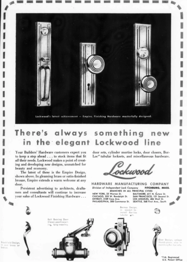 Lockwood Hardware Manufacturing Company | MyCompanies Wiki | Fandom