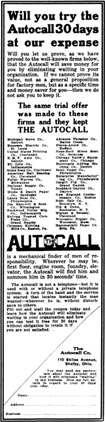 Autocall Company | MyCompanies Wiki | Fandom