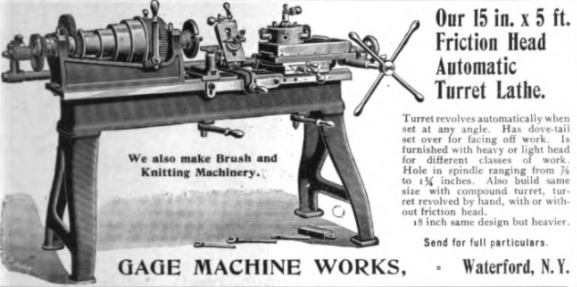 Gage Machine Works | MyCompanies Wiki | Fandom