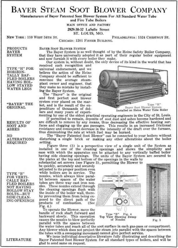 Bayer Steam Soot Blower Company | MyCompanies Wiki | Fandom