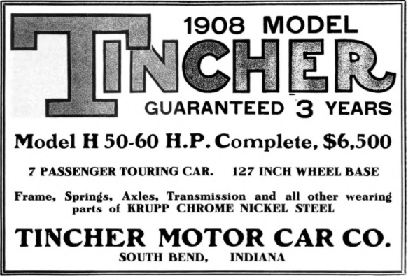 Tincher Motor Car Company | MyCompanies Wiki | Fandom