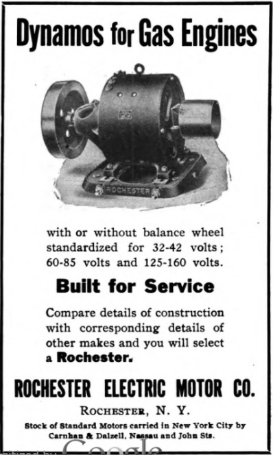 Rochester Electric Motor Company | MyCompanies Wiki | Fandom