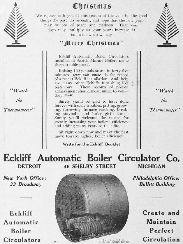 Eckliff Automatic Boiler Circulator Company | MyCompanies Wiki | Fandom