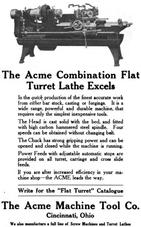 Acme Machine Tool Company | MyCompanies Wiki | Fandom