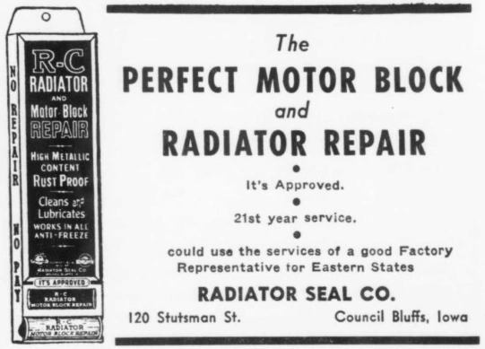 Radiator Seal Company | MyCompanies Wiki | Fandom