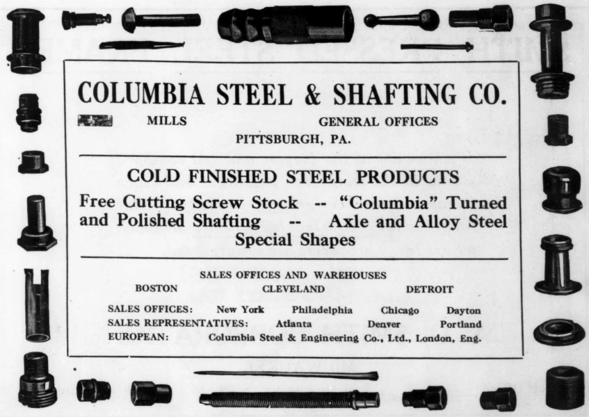 Columbia Steel & Shafting Company | MyCompanies Wiki | Fandom