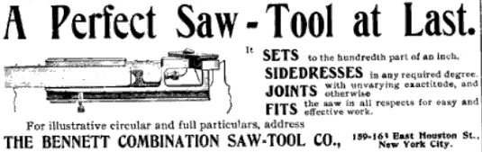 Bennett Combination Saw-Tool Company | MyCompanies Wiki | Fandom