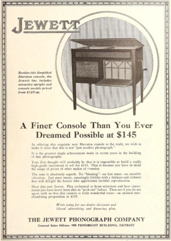 Jewett Radio & Phonograph Company | MyCompanies Wiki | Fandom