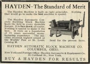 Hayden Automatic Block Machine Company | MyCompanies Wiki | Fandom