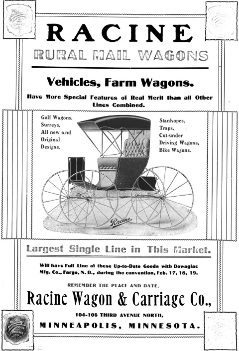 Racine Wagon & Carriage Company | MyCompanies Wiki | Fandom