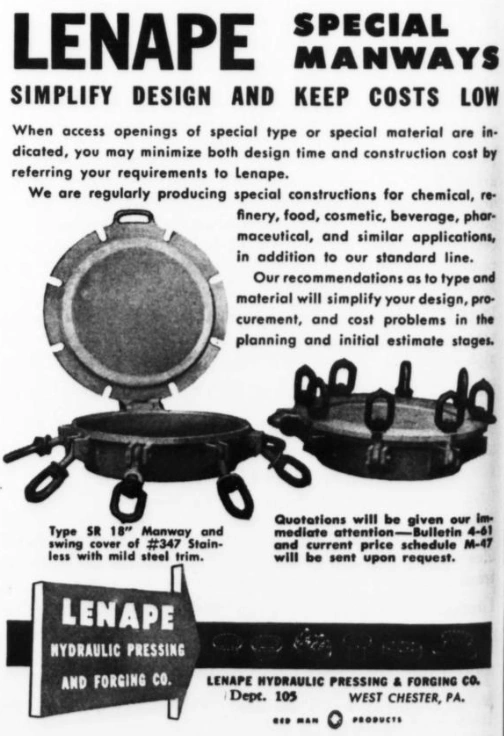 Lenape Hydraulic Pressing & Forging Company | MyCompanies Wiki | Fandom