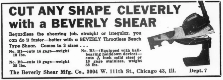 Beverly Shear Manufacturing Company | MyCompanies Wiki | Fandom