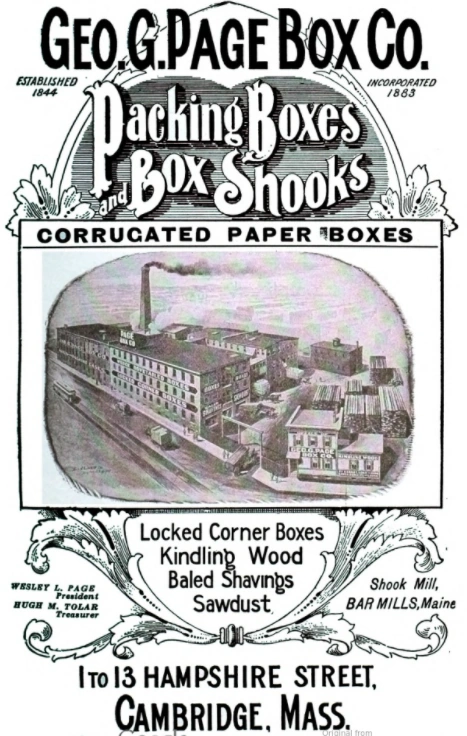 George G. Page Box Company | MyCompanies Wiki | Fandom