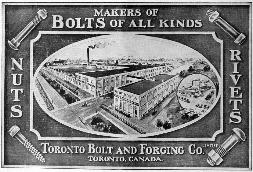 Toronto Bolt & Forging Company | MyCompanies Wiki | Fandom