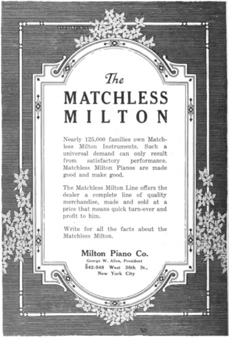 Milton Piano Company | MyCompanies Wiki | Fandom